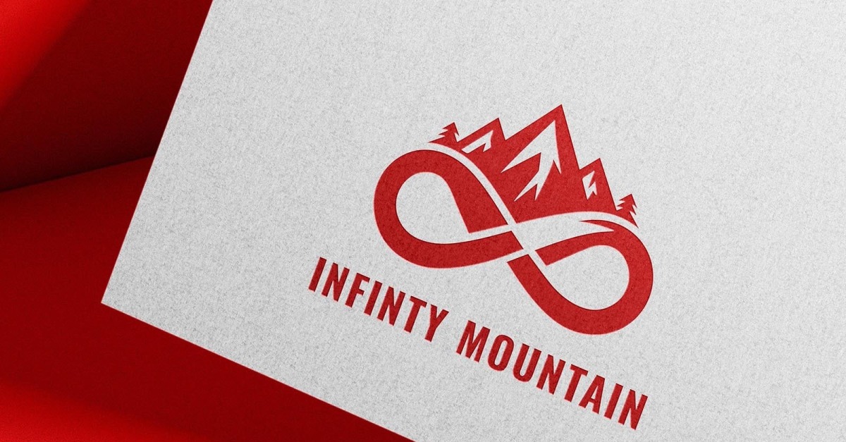 Infinity Mountain vector Logo design - TemplateMonster