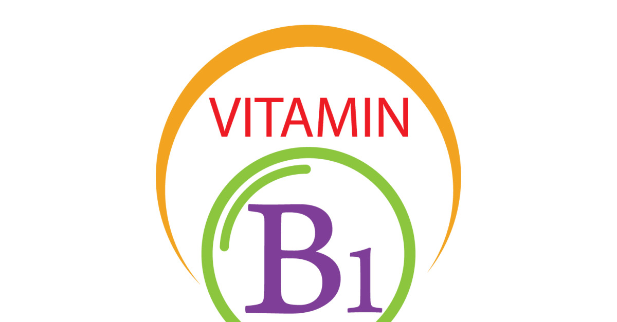 Modelo de logotipo de ícone de vitamina b1 vetor v37