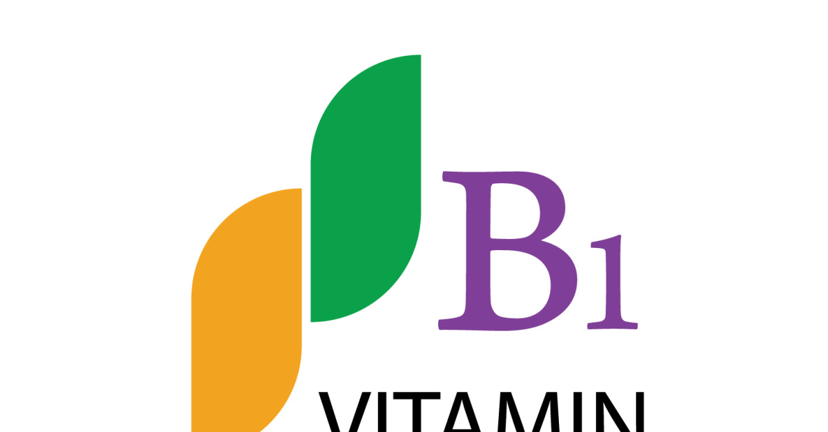 Modelo de logotipo de ícone de vitamina b1 vetor v49