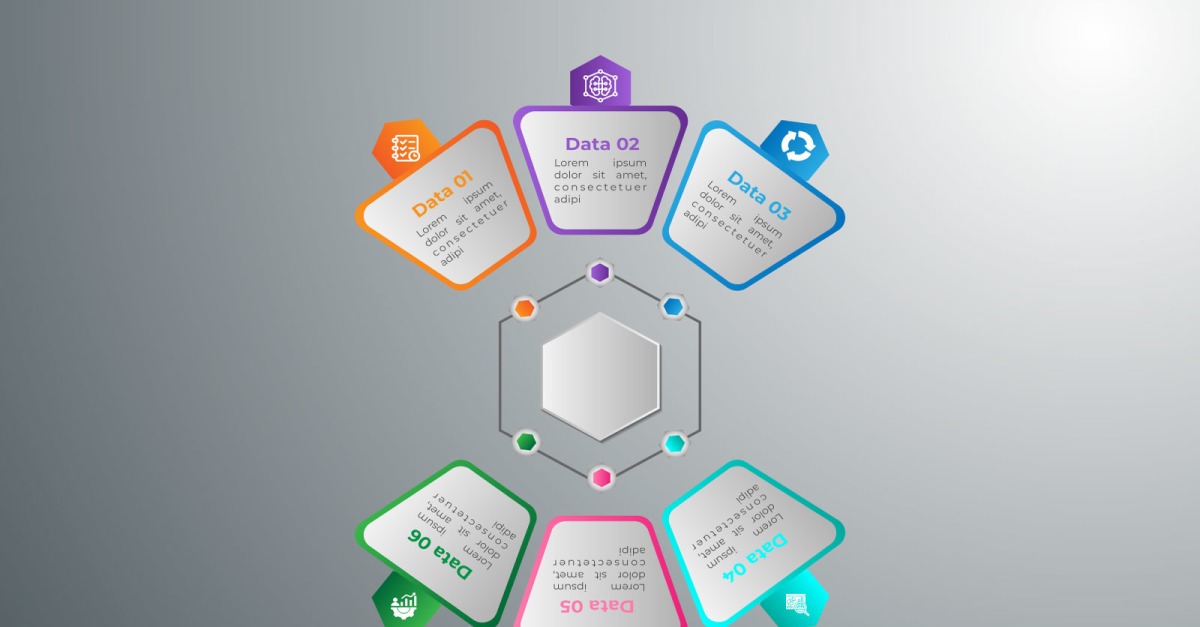 Ücretsiz modern iş infografik eleman tasarımı.