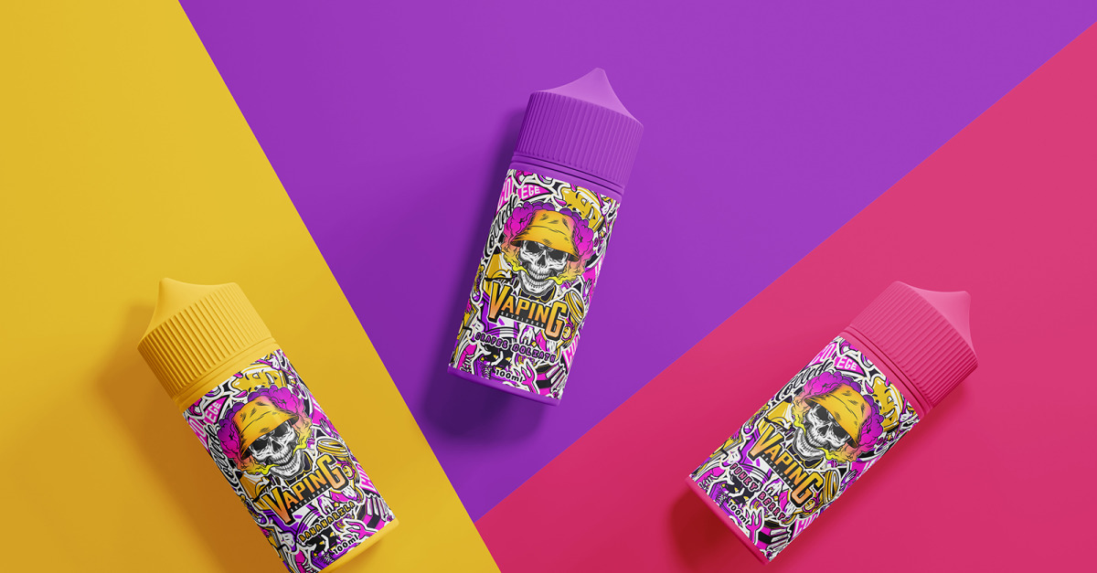 Vape Liquid Bottle Mockup #394500 - TemplateMonster
