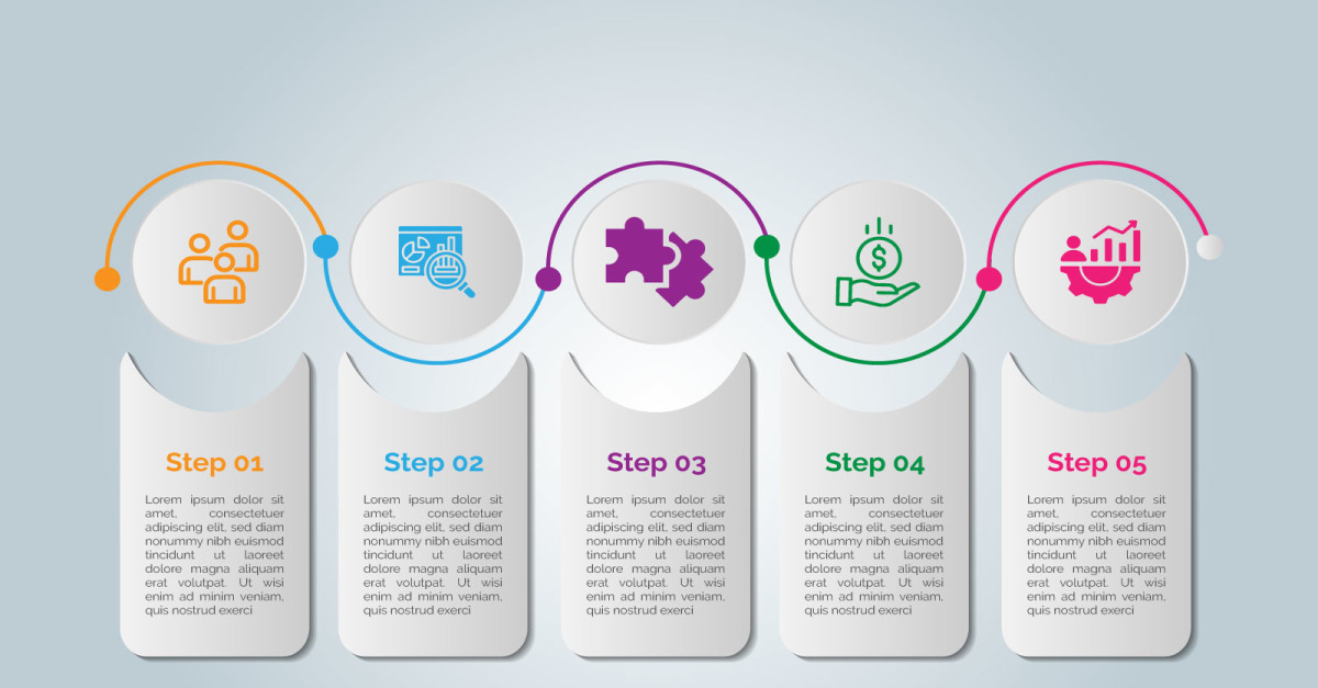 Modern customize vector infographic design. - TemplateMonster