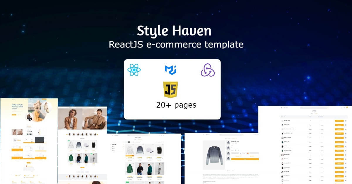 Style Haven - Modello di e-commerce ReactJS - TemplateMonster