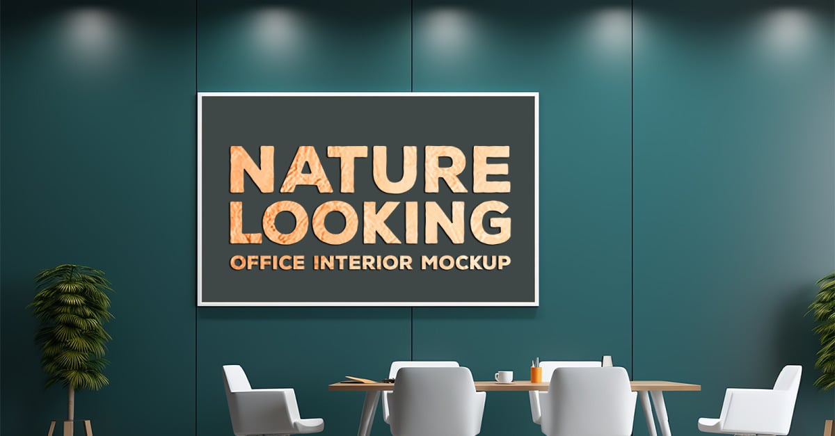 Premium office board mockup | office wall board mockup | office board ...