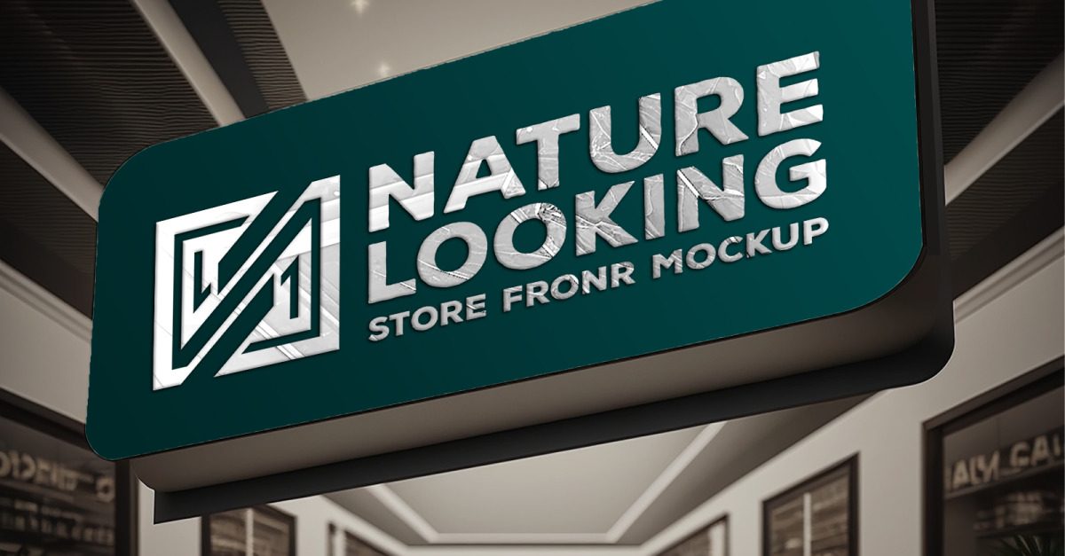 购物中心 Billbord 样机 |店面广告牌样机|商场户外广告牌样机 #395475 - TemplateMonster