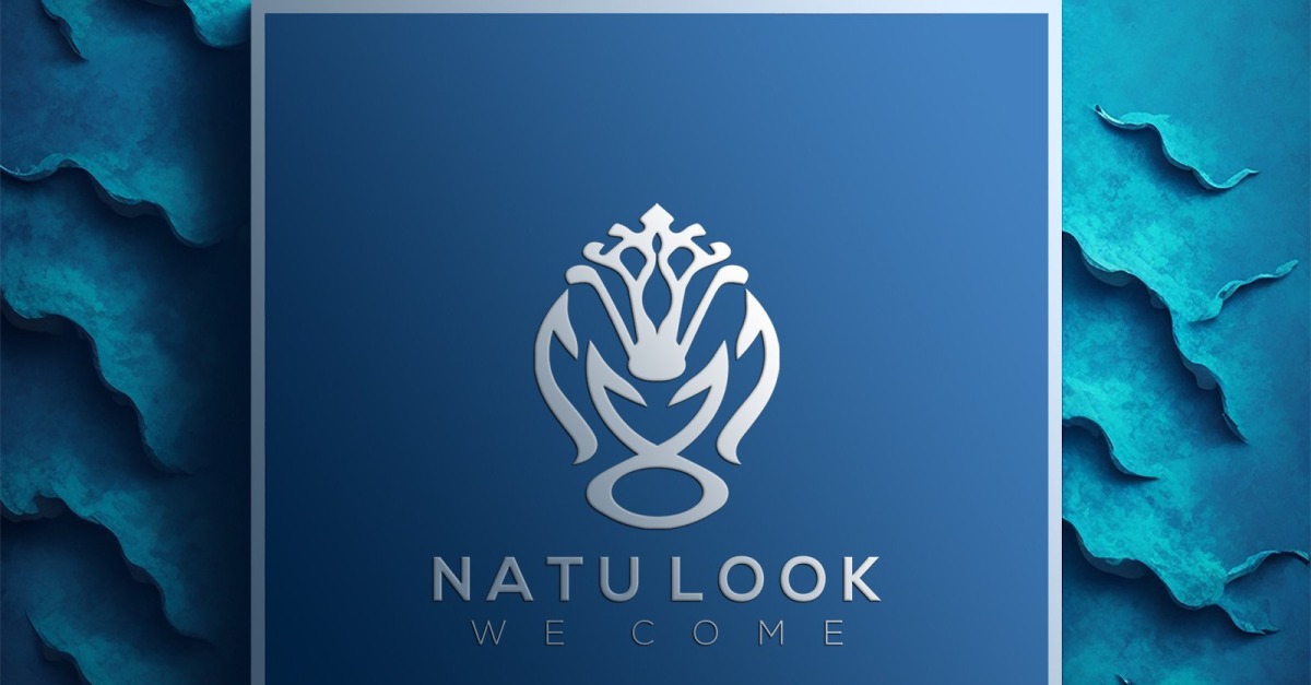 Blue board mockup_blue frame mockup_blue textured wall mockup_logo ...