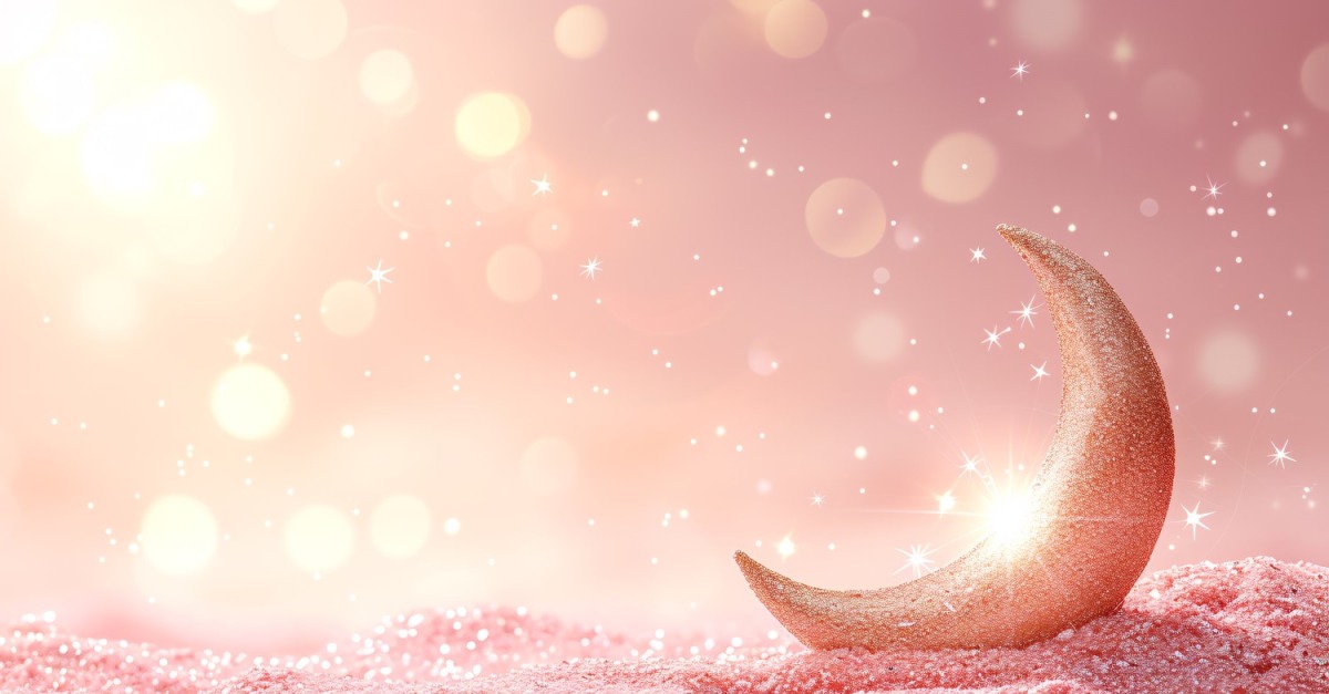 Ramadan Kareem greeting Banner design pastel colours with moon and ...