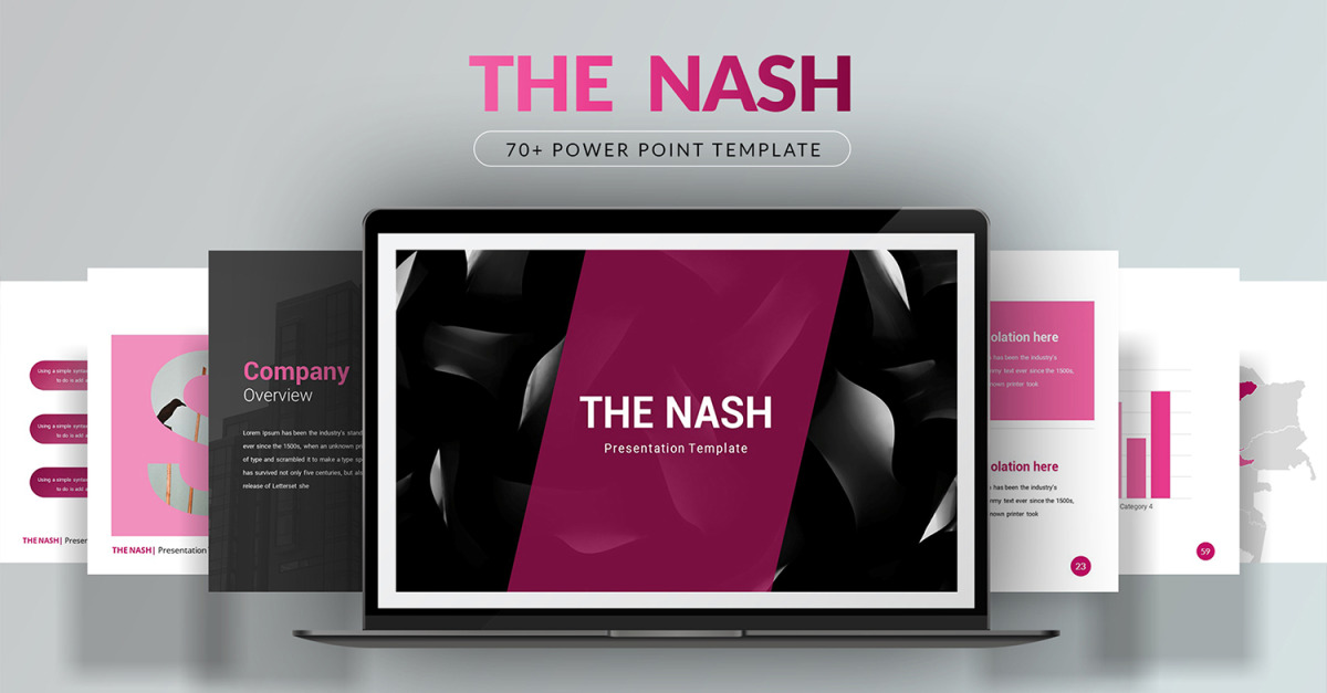 The Nash PowerPoint Template #396373 - TemplateMonster