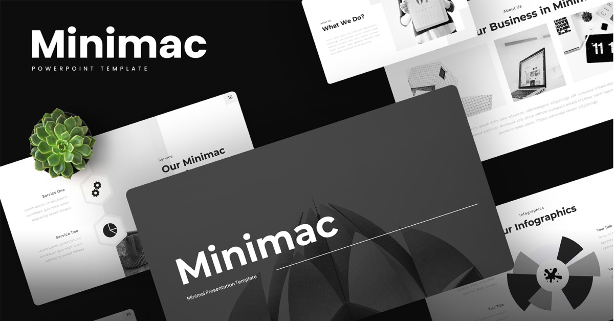 Minimac – Minimal PowerPoint Template - TemplateMonster