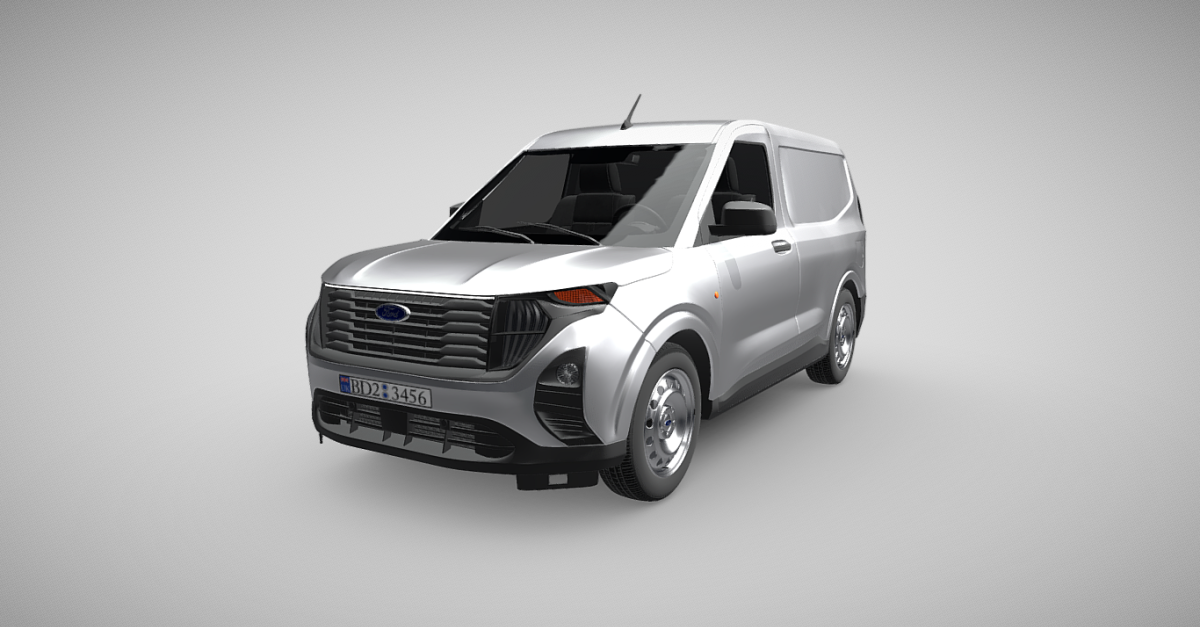 All-New Ford Transit Courier Leader: Versatile 3D Model for ...