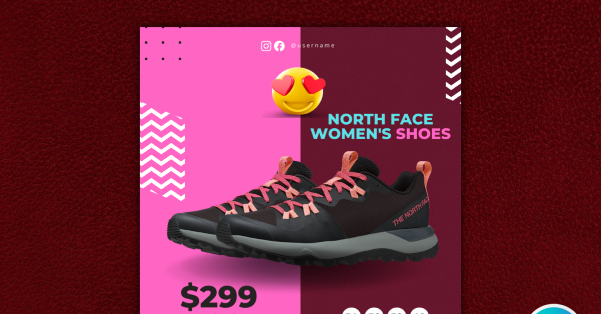 Shoe Sale Social Media Template 05 - Editable in Canva