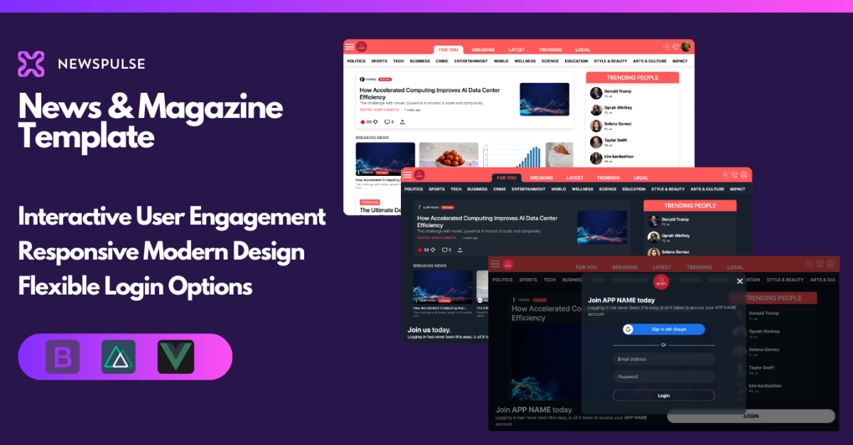 Dynamic News Vue-Nuxt App: Fast, Responsive & User-Friendly