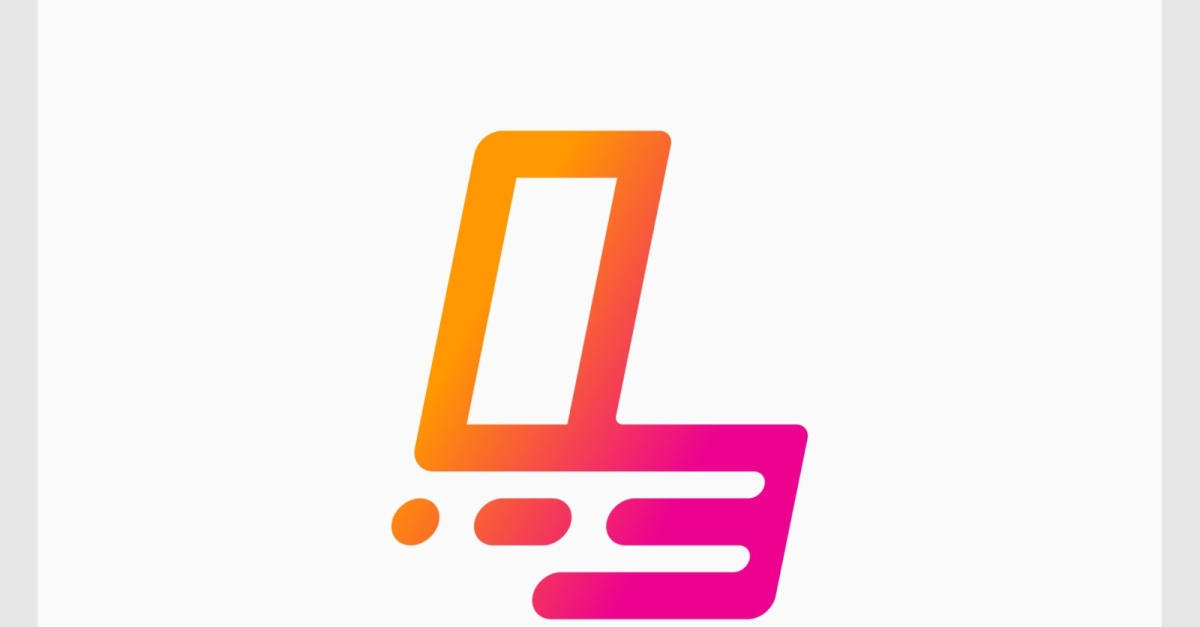 Letter L Movement Fast Logo #397379 - TemplateMonster