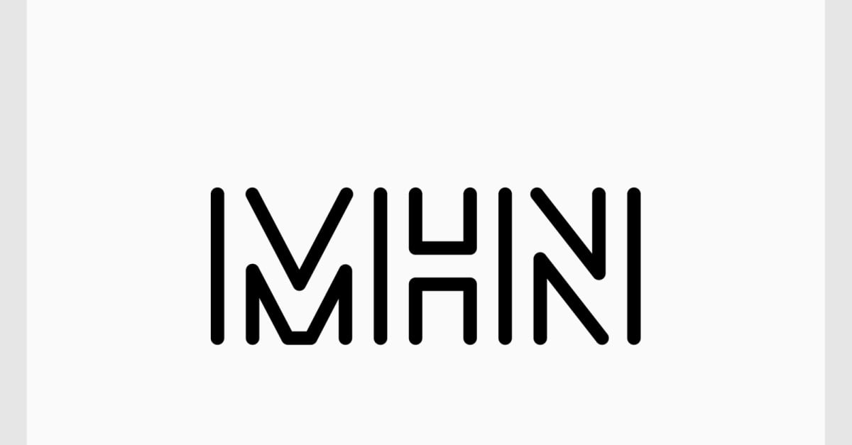 Harf MHN Monogram Logo #397465 - TemplateMonster