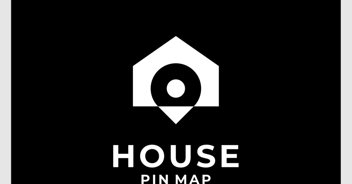 Accueil Emplacement Maison Pin Carte Logo - TemplateMonster