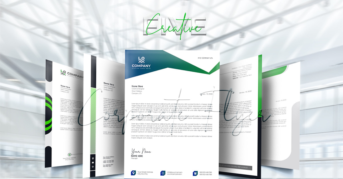 Professional Business Letter Head Design. - TemplateMonster