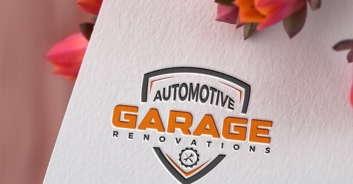 Modelo de design de logotipo de garagem automotiva