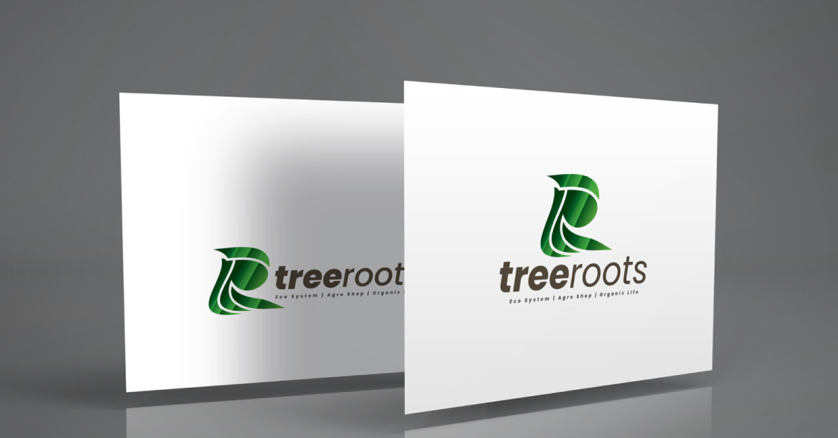Organic Landscape Gardening R Logo #401285 - TemplateMonster