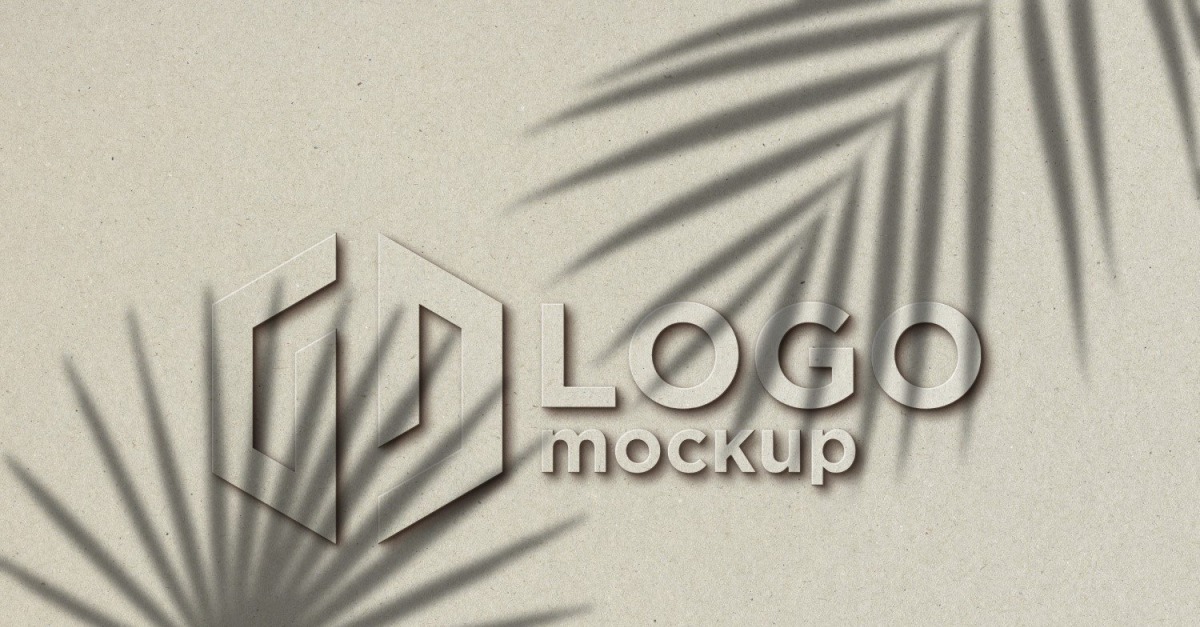 Card Board Logo Mockup Template. #401473 - TemplateMonster