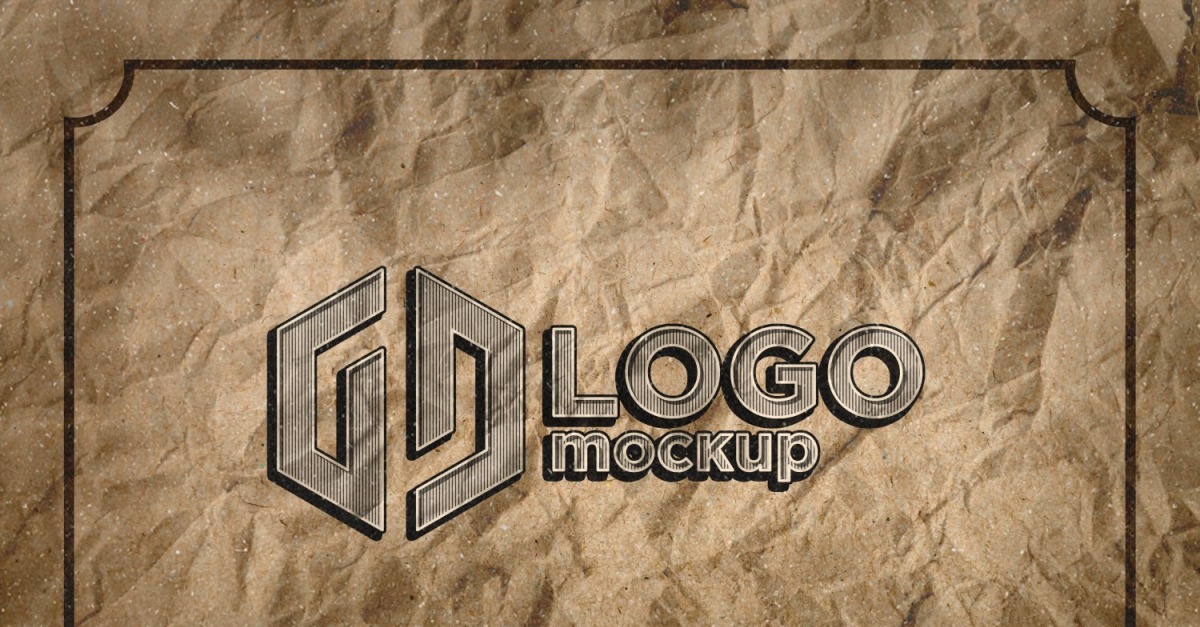 Vintage Logo Mockup Template . #401436 - TemplateMonster