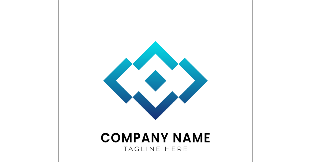 Blue color logo design Template #401577 - TemplateMonster