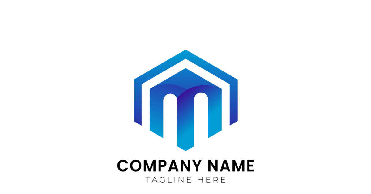 Modelo de design de logotipo de marca criativa