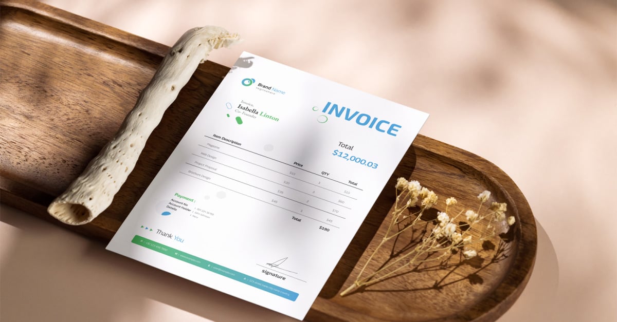 Invoice Templates - Print Ready Invoice Template