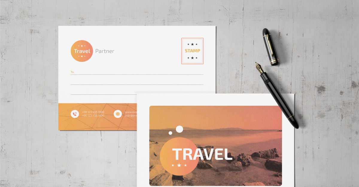 Postcard - Corporate or Personal use .v3 - TemplateMonster