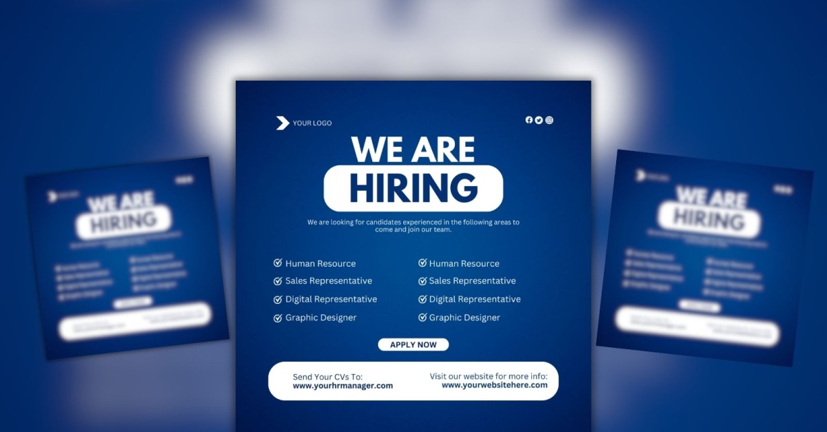 Recruiting Process Canva Hiring Design Template