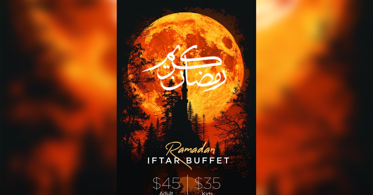 Ramadan Iftar Buffet Poster Design Template 104
