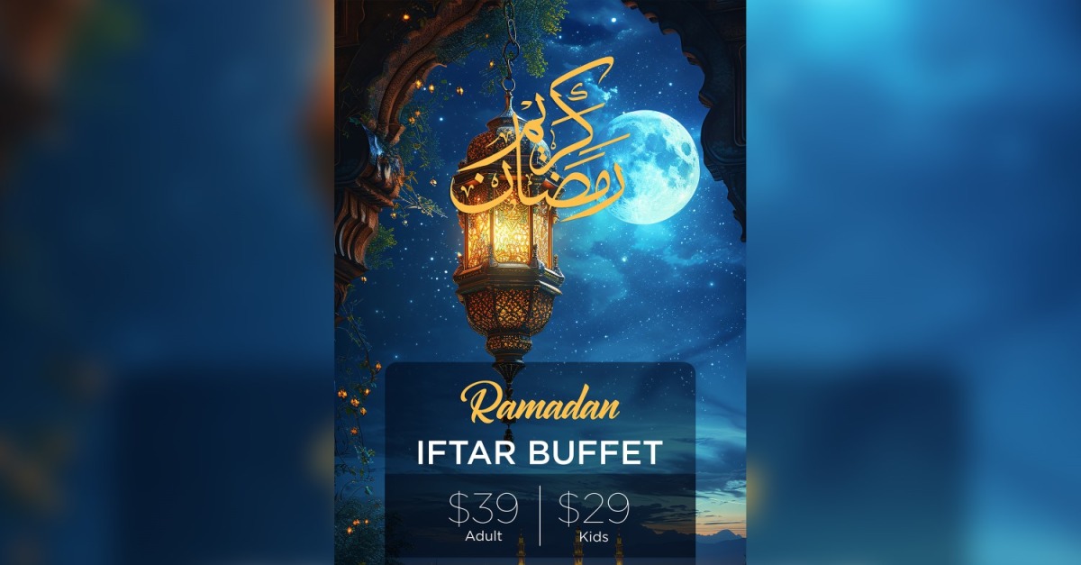 Ramadan Iftar Buffet Poster Design Template 135