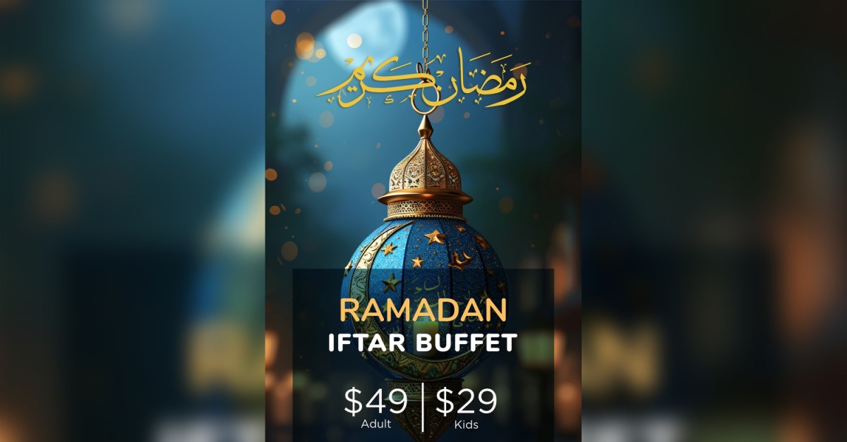 Ramadan Iftar Buffet Poster Design Template 146
