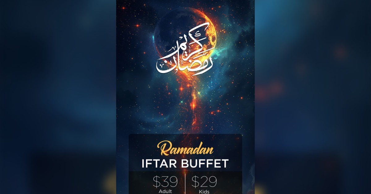 Ramadan Iftar Buffet Poster Design Template 40