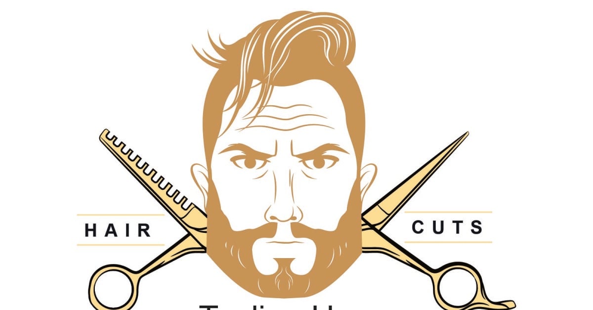 Hair Cuts Men's Logo Templates #403222 - TemplateMonster
