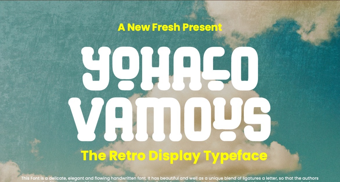 Yohalo Vamous - Fuente de visualización retro