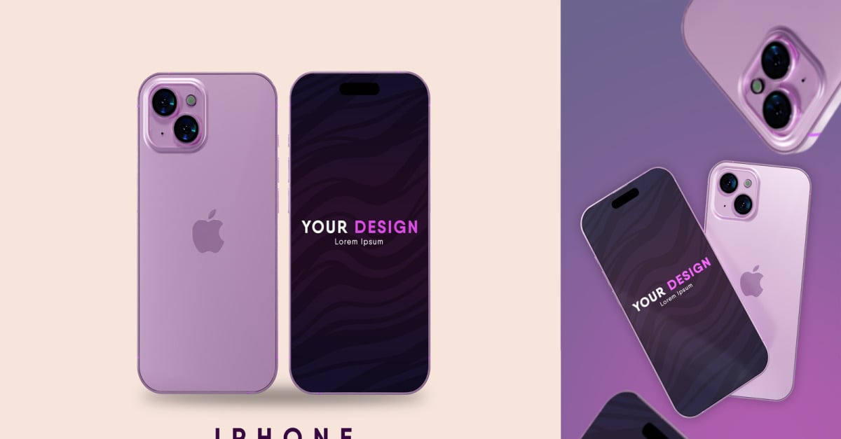 Maqueta de IP 15 fácil de editar #403350 - TemplateMonster