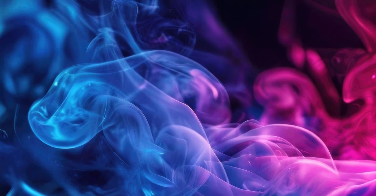 Dark blue and pink color gradient smoke wallpaper background design v1