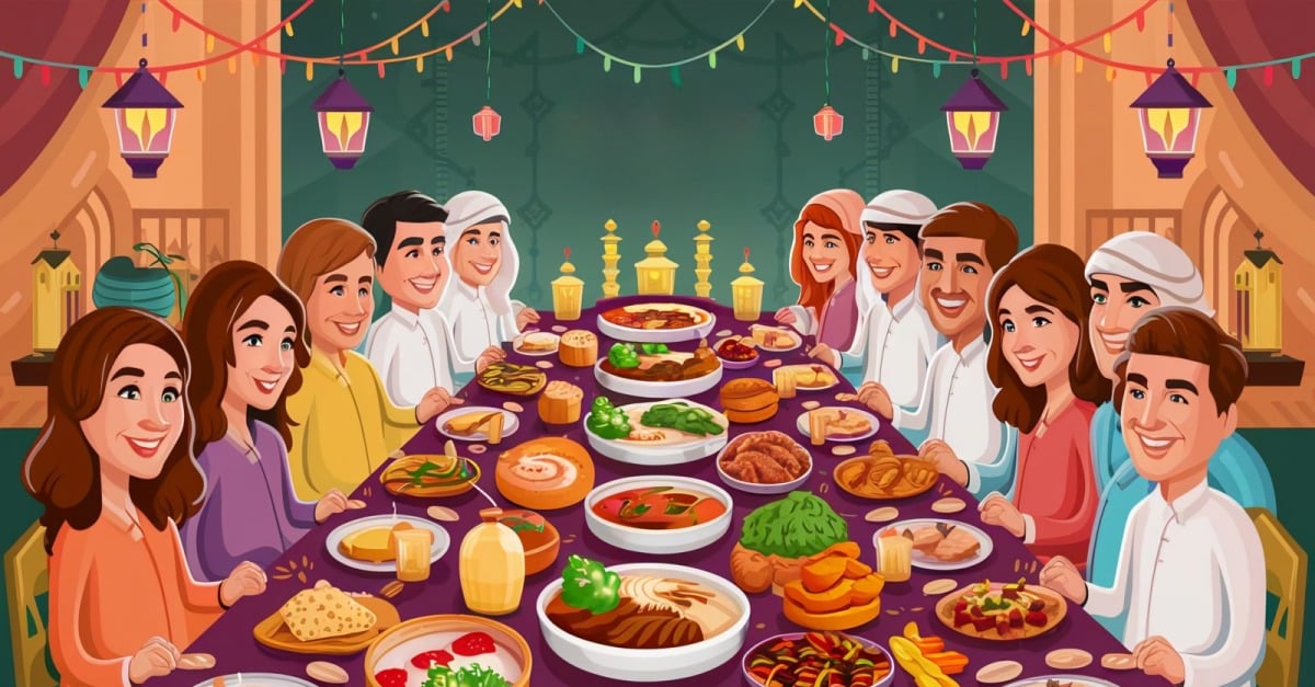 Ramadan Feast Eid Al Fitr Illustration Vector