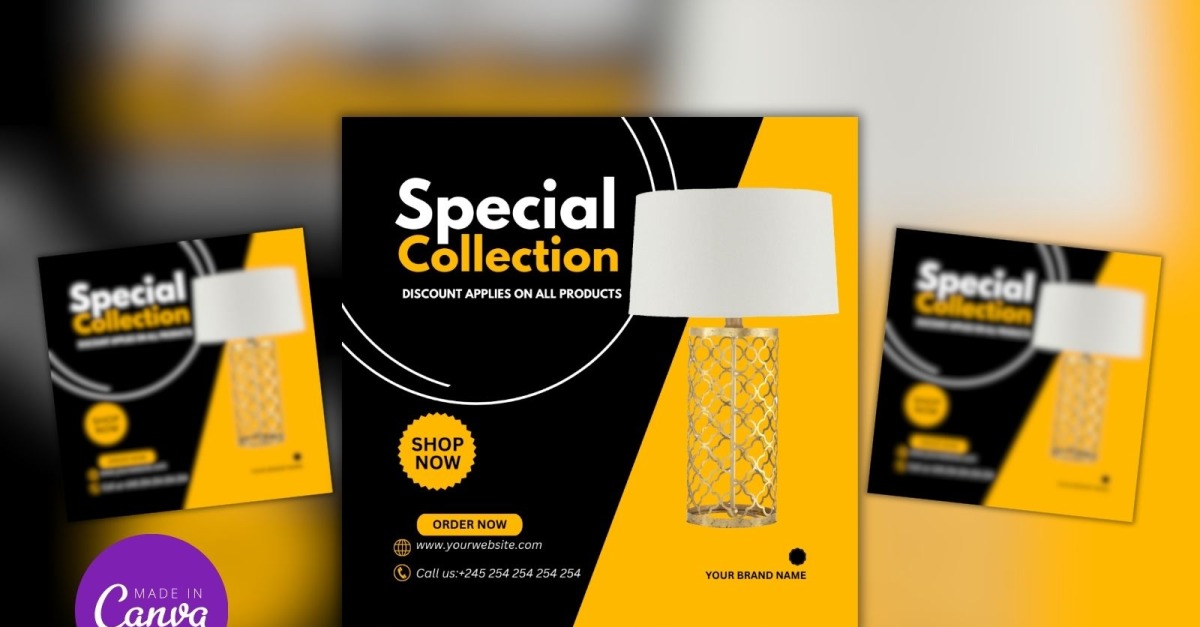 Special Collection Sale Canva Design Template