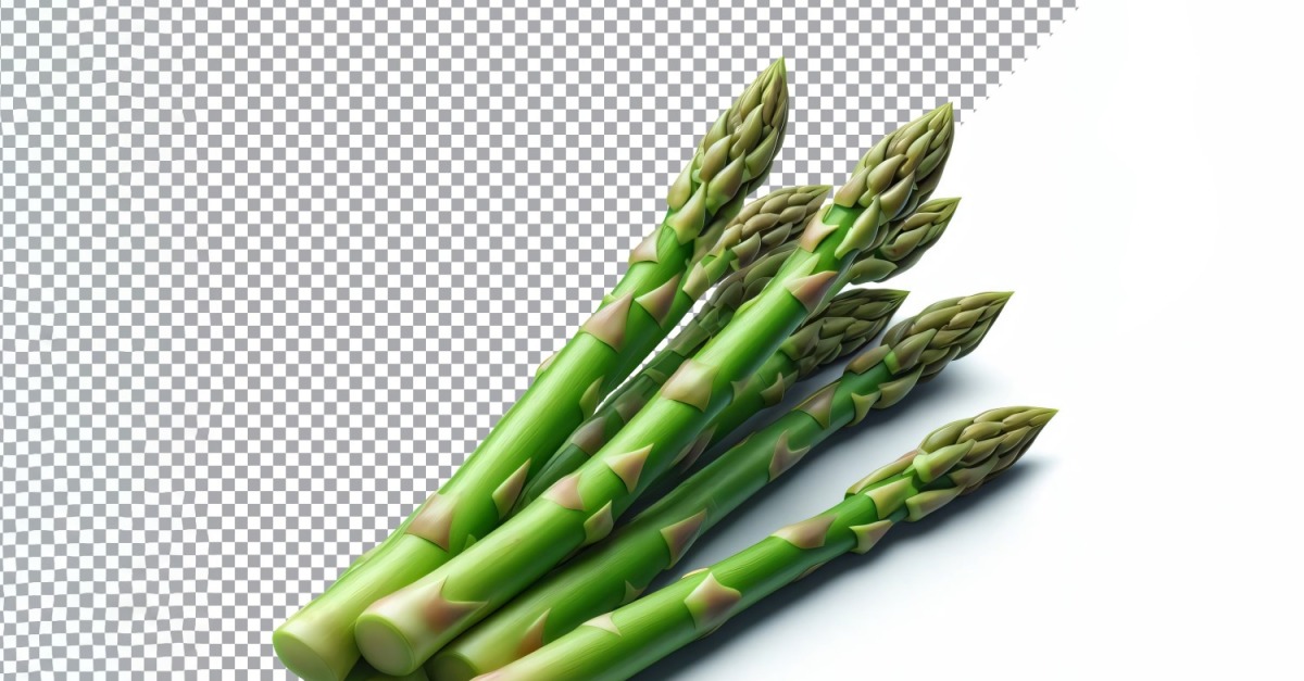 Asparagus Fresh Vegetable Transparent background 01