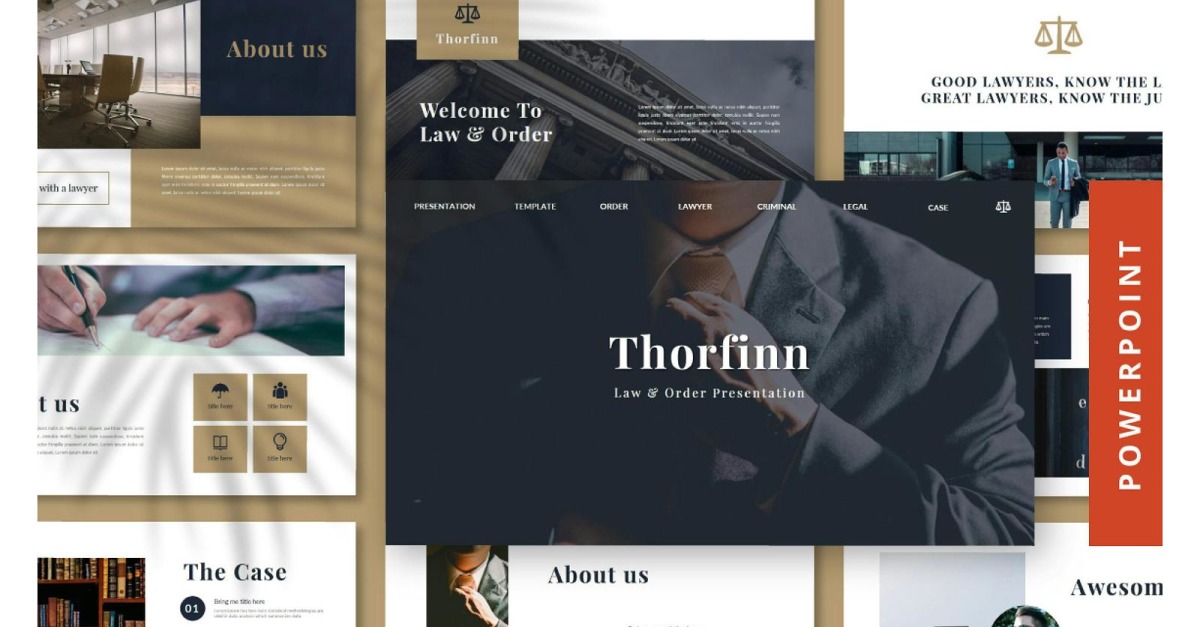 Thorfinn - Lawyer PowerPoint Presentation Template
