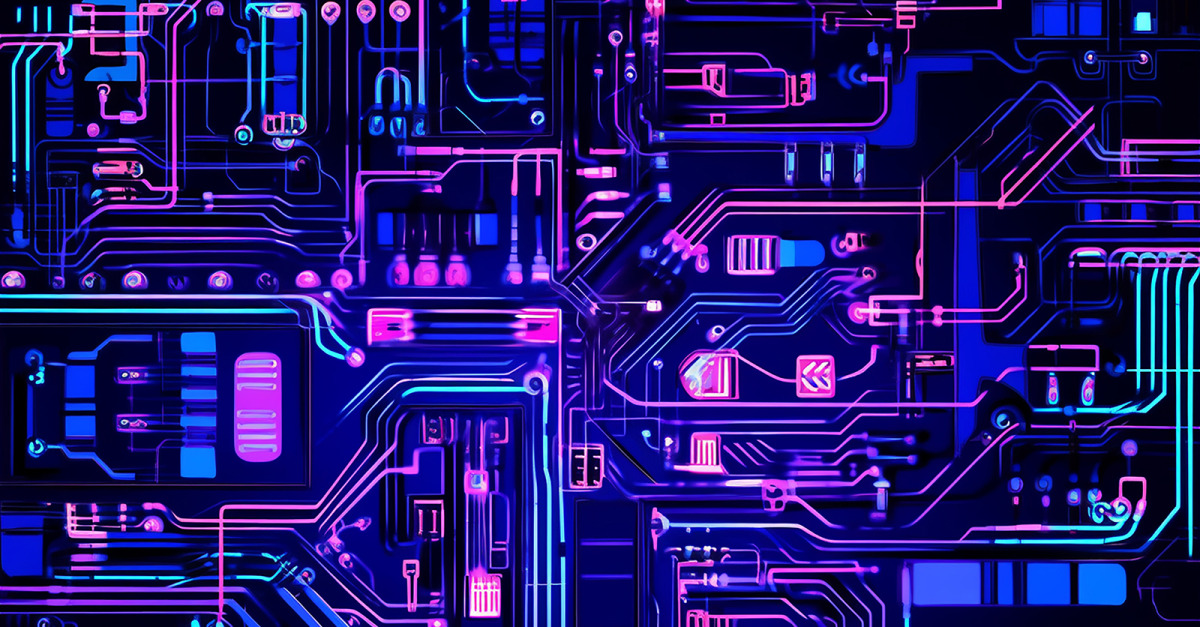 Placa-mãe neon backgroun_neon placa eletrônica_circuit _placa de ...