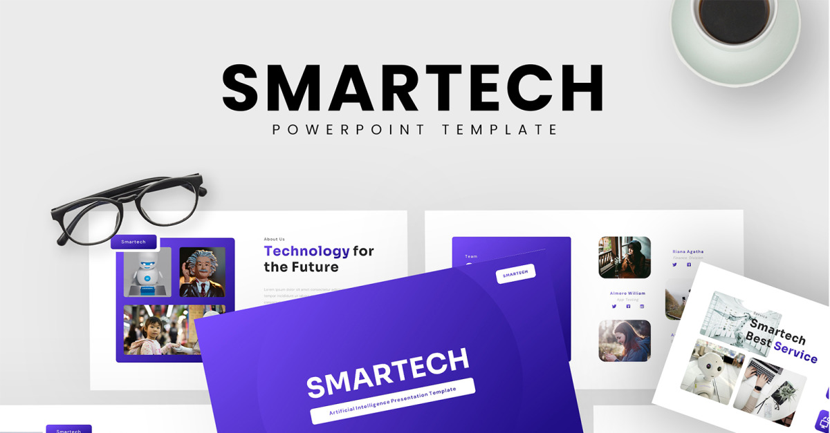 Smartech – Plantilla Ai de PowerPoint - TemplateMonster
