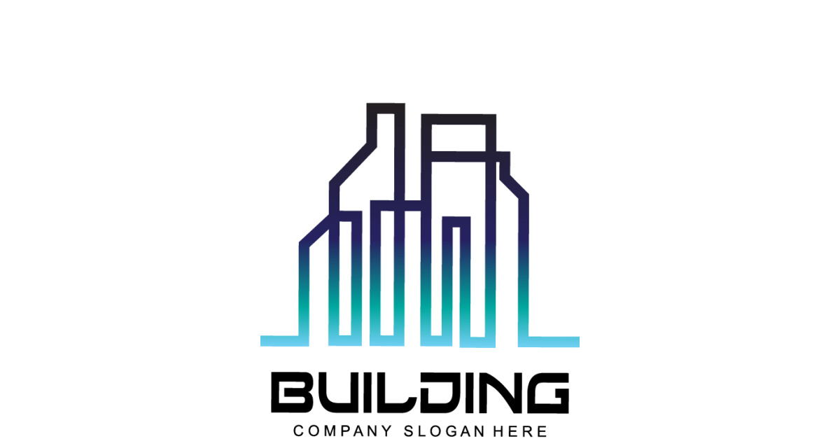 City Building Construction Logo Design V2 - TemplateMonster