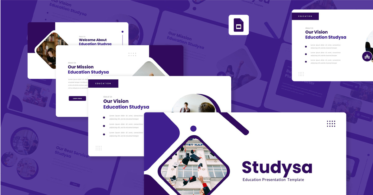 Studysa - Education Google Slides Template - TemplateMonster