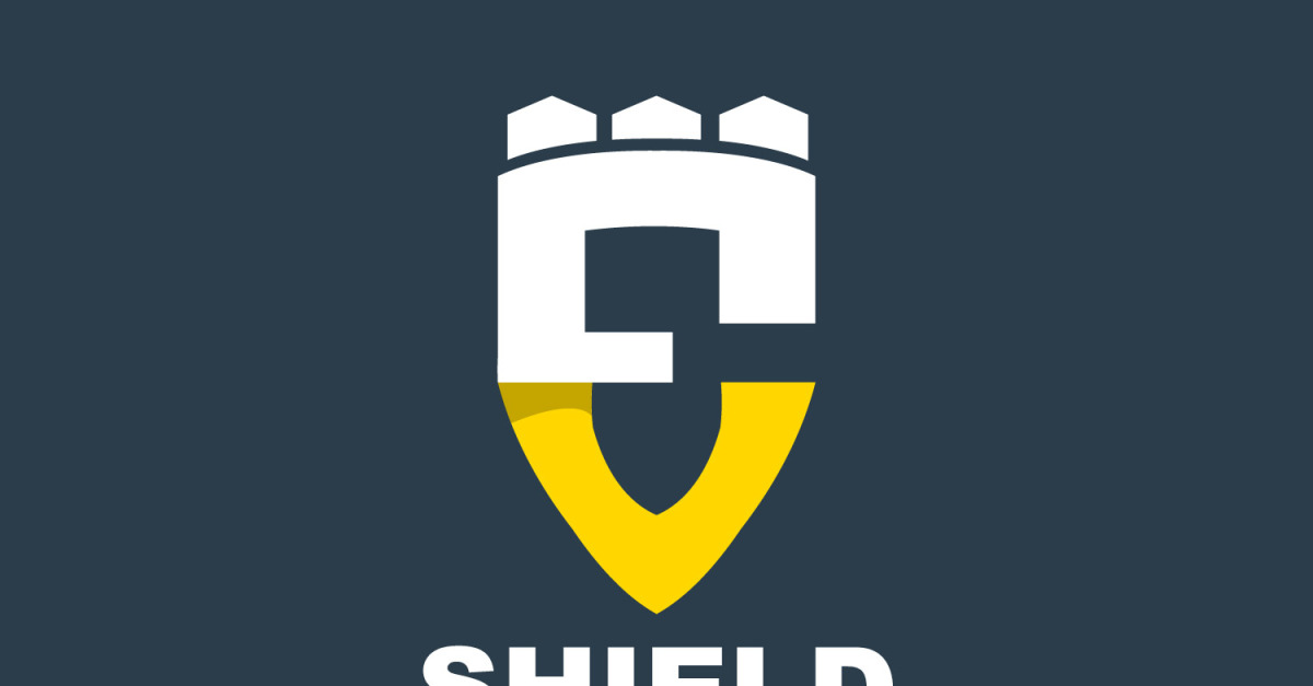 Simple Shield Logo Design Vector TemplateV11