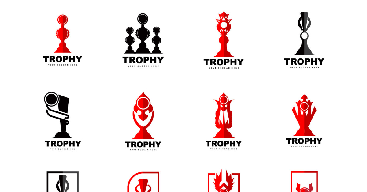 Trophée Logo Sport Tournoi Coupe DesignV1 - TemplateMonster