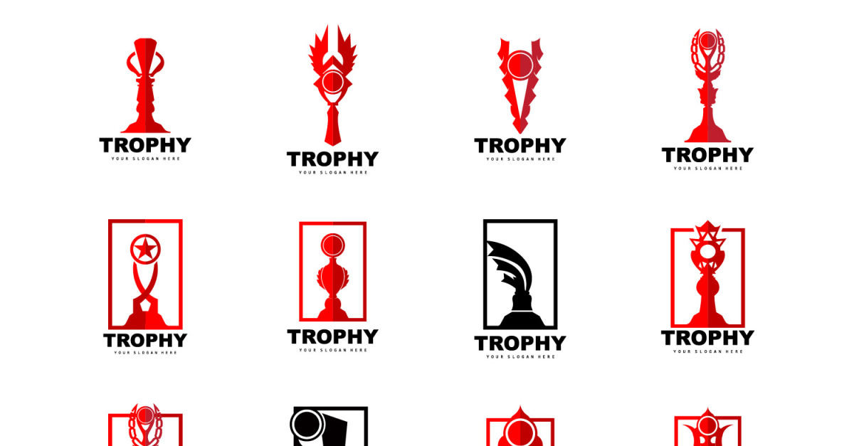 Trophée Logo Sport Tournoi Coupe DesignV2 - TemplateMonster