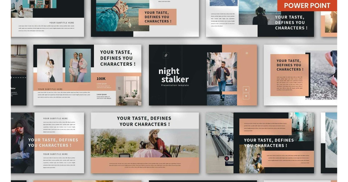 Night Stalker PowerPoint Presentation Templates
