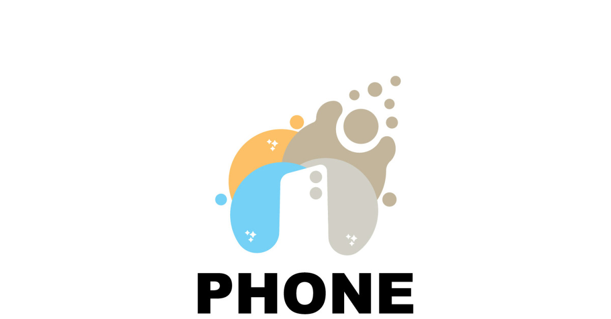 Smartphone Logo Vector Diseño De Teléfono ModernoV56